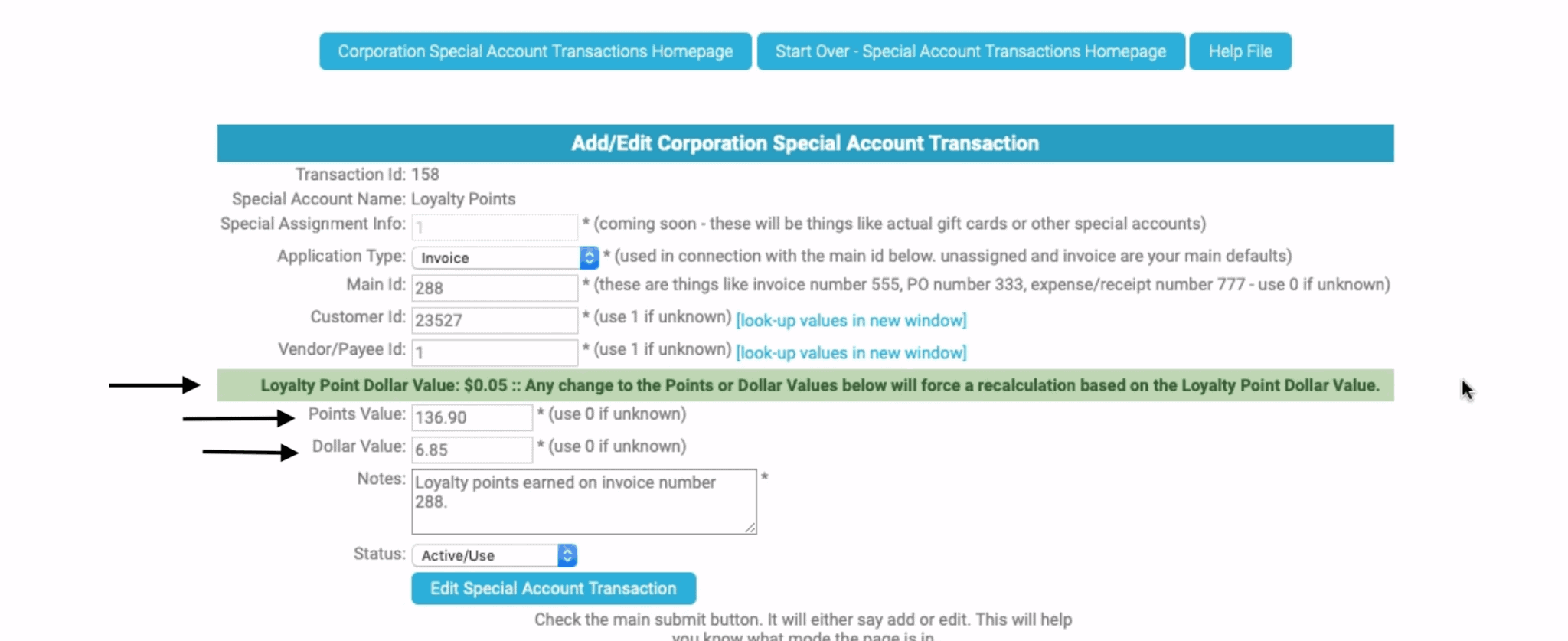 Loyalty Points Program Now Tracks Actual Cash Value | Adilas